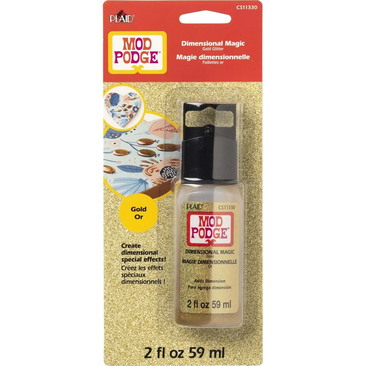 MOD PODGE - Dimensional Magic GOLD - 59 ml. - MOD PODGE - Fullvalue.dk